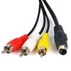 Commodore 64/128/16/+4 8-Pin DIN S-Video & RCA AV Cable | 8-Bit Classics