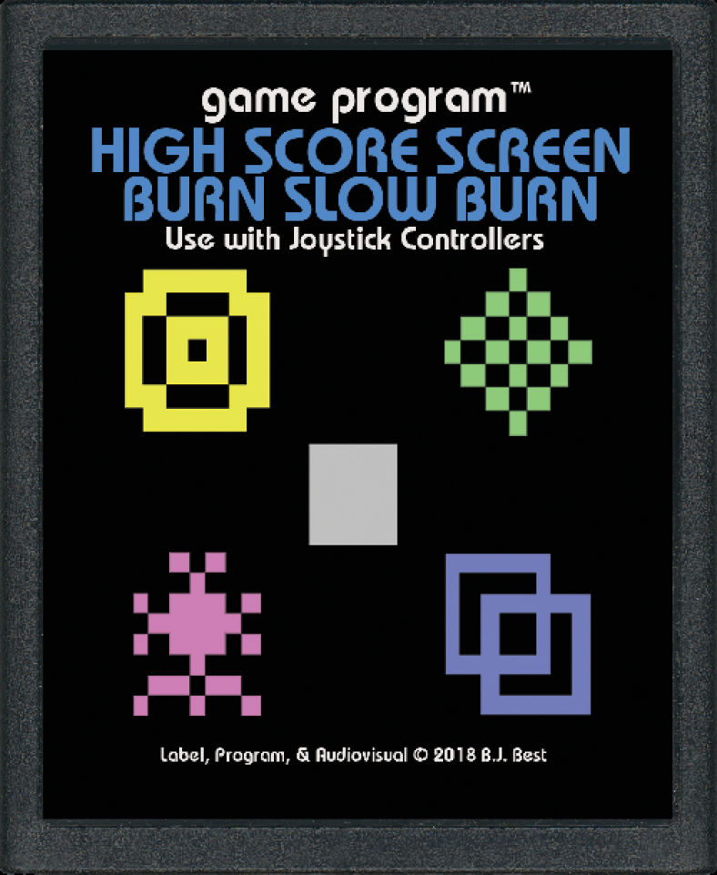 High Score Screen Burn Slow Burn | 8-Bit Classics