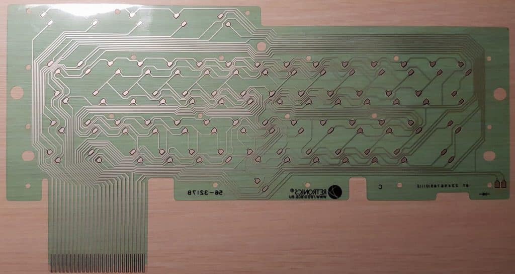 Retronics Atari 130XE/65XE Mitsumi Keyboard Mylar (Spring Loaded) | 8 ...
