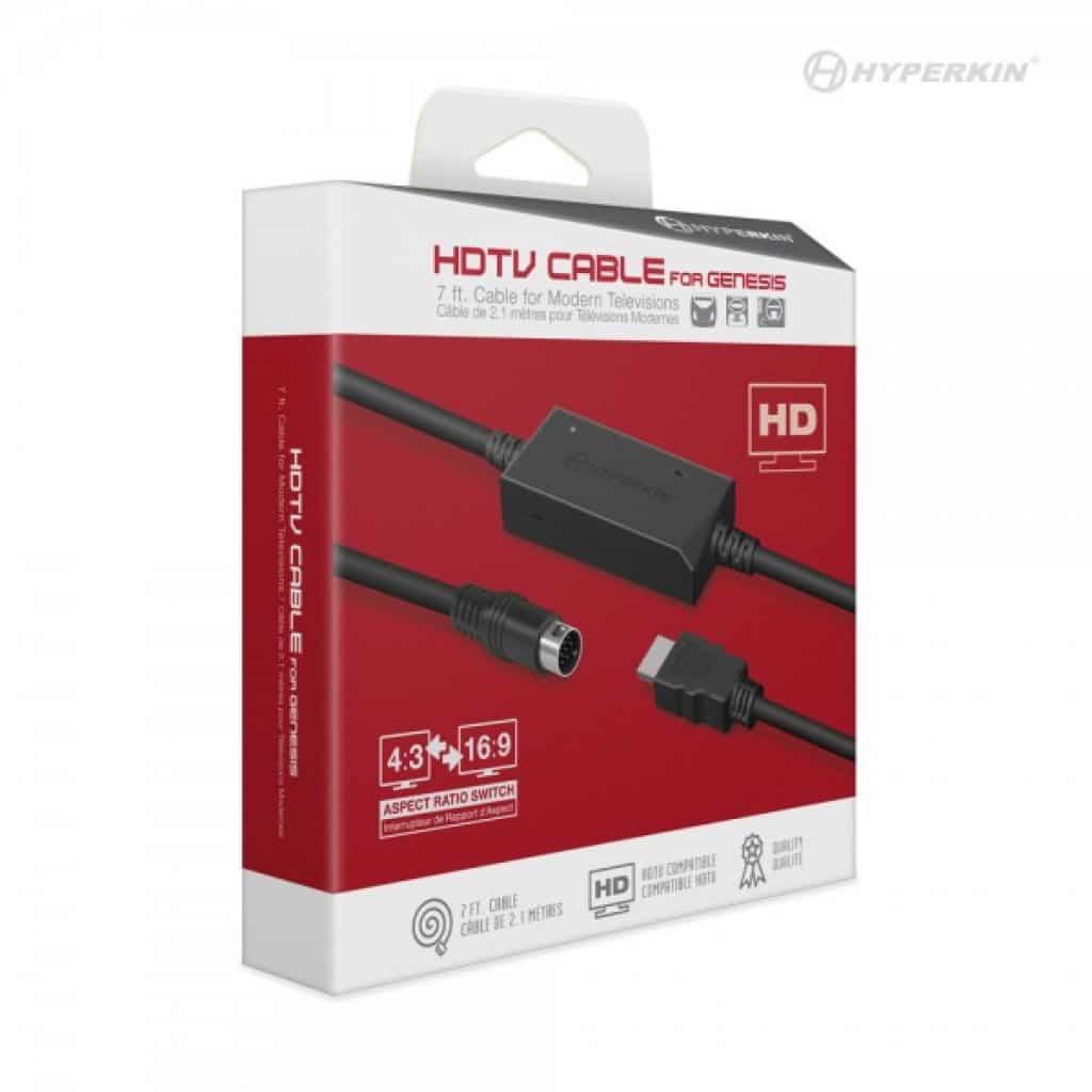 Sega Genesis Model 1 / 2 / 3 HDMI Cable | 8-Bit Classics